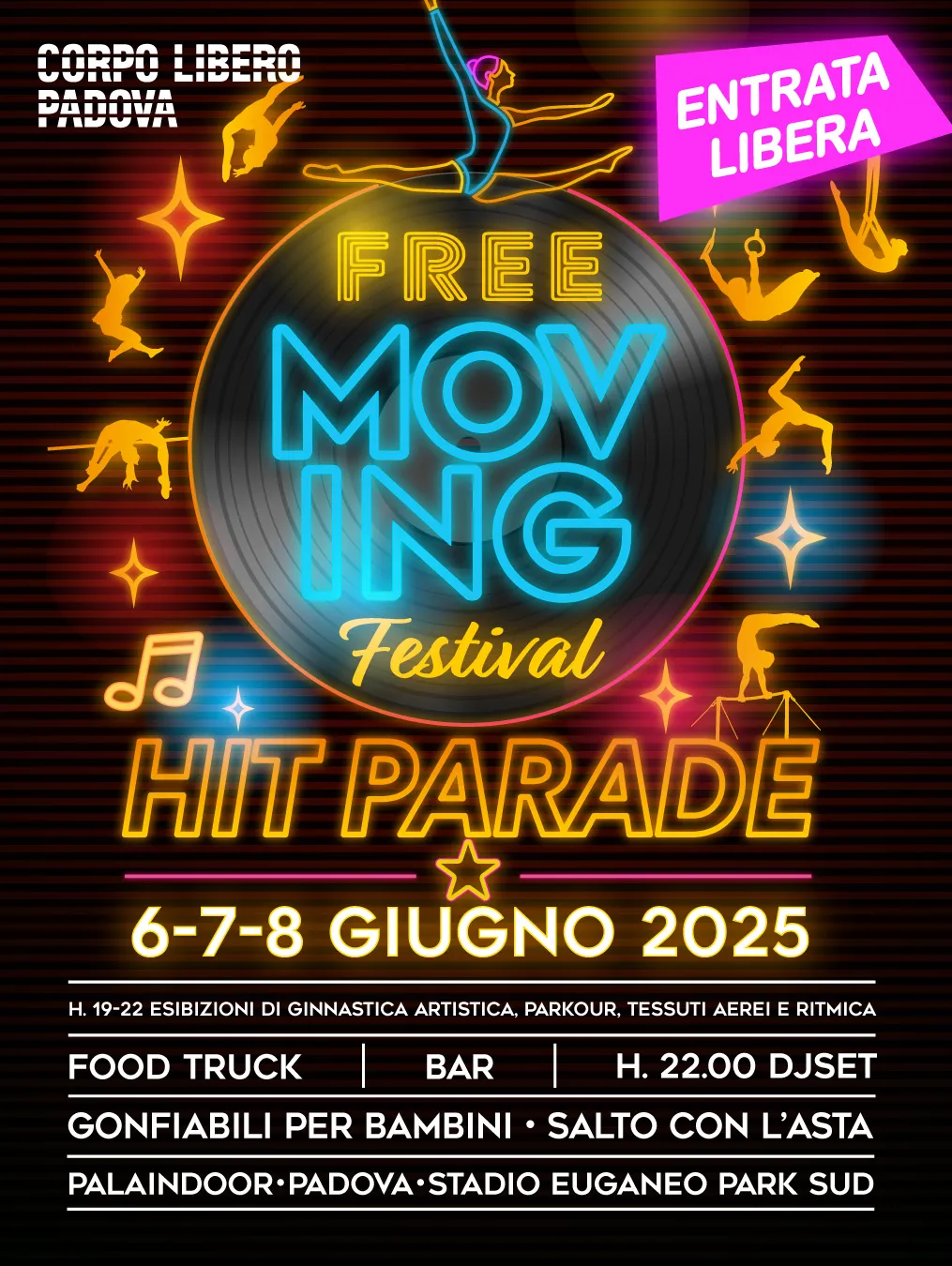 Free Moving Festival 6-7-8 giugno 2025 - Corpo Libero Padova